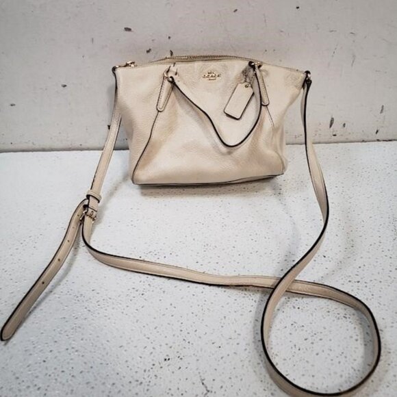 Coach | Bags | Coach Kelsey Crossbody Satchel Bag Pebbled Leather Zip ...